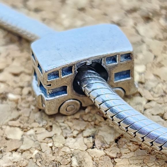 American Vintage | Jewelry | 33 925sterling Silver Bus Charm For ...